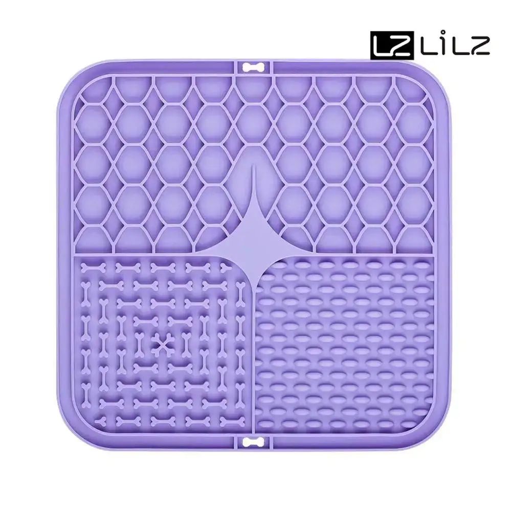 Силиконовый коврик для вылизывания домашними животными-LZ