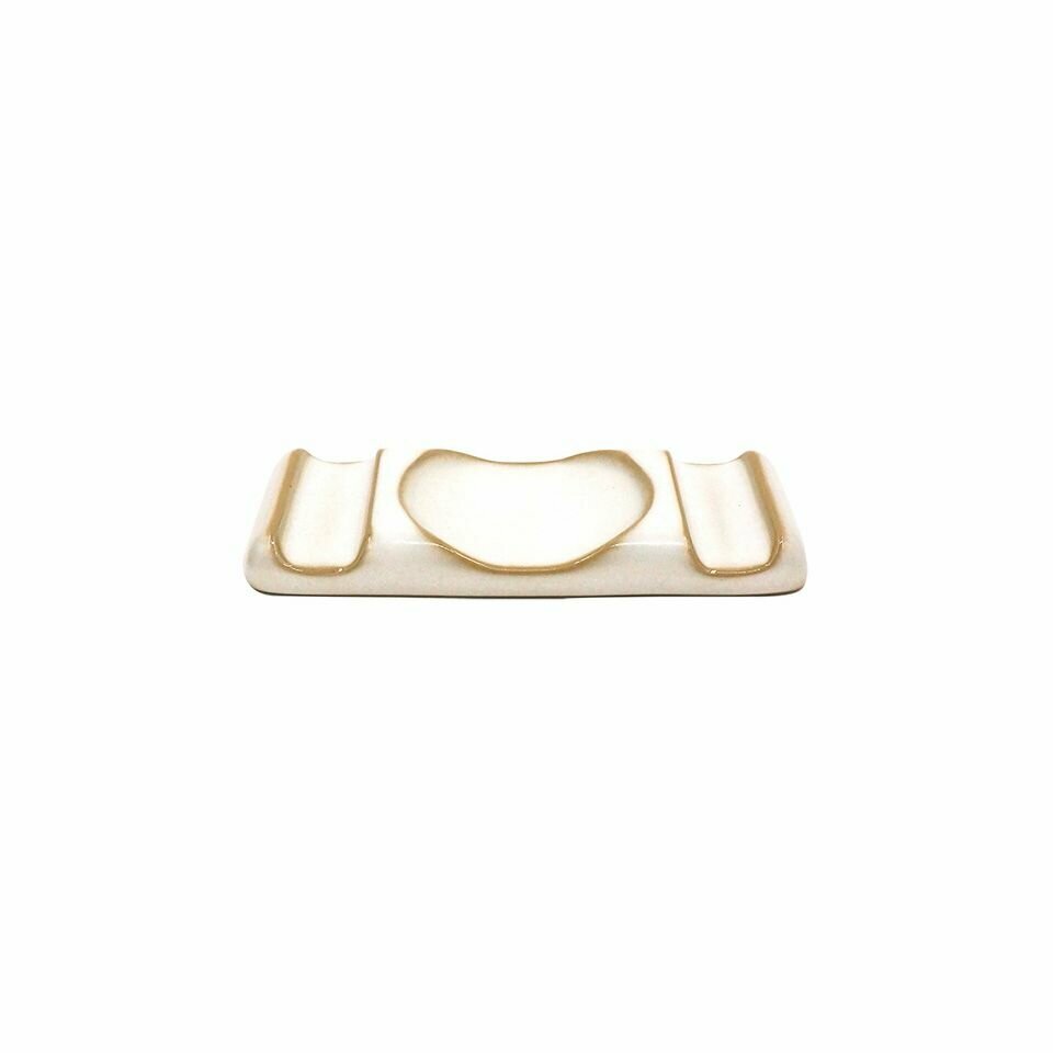Подставка для столовых приборов ROOMERS TABLEWARE Stockholm, 10.9 см, каменная керамика, цвет кремовый (L9662-Cream)