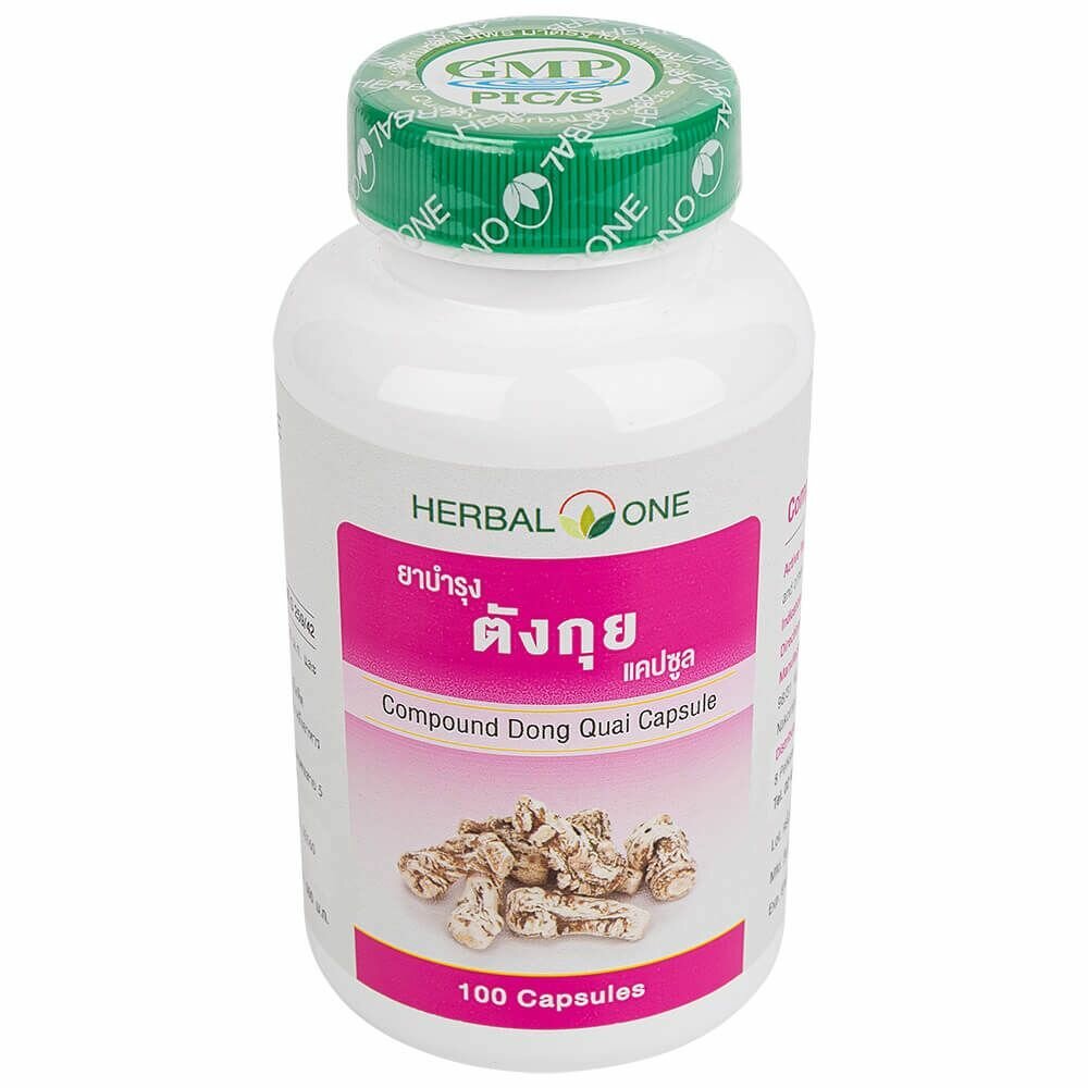 Herbal One Экстракт женского Женьшеня (Таиланд), 100 капсул