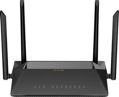 Роутер беспроводной D-LINK DSL-245GR/R1A AC1200 ADSL2+/VDSL2, черный