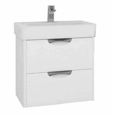 Тумба с раковиной Акватон Сильва 60 , под ум Нео 60, подвесная, напольная цвет дуб полярный