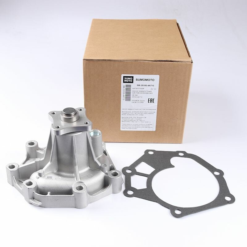 Водяной насос ( помпа ) Sumomoto SM-25100-4A710 HYUNDAI Starex D4CB 2.5 CRDi OEM 25100-4A710
