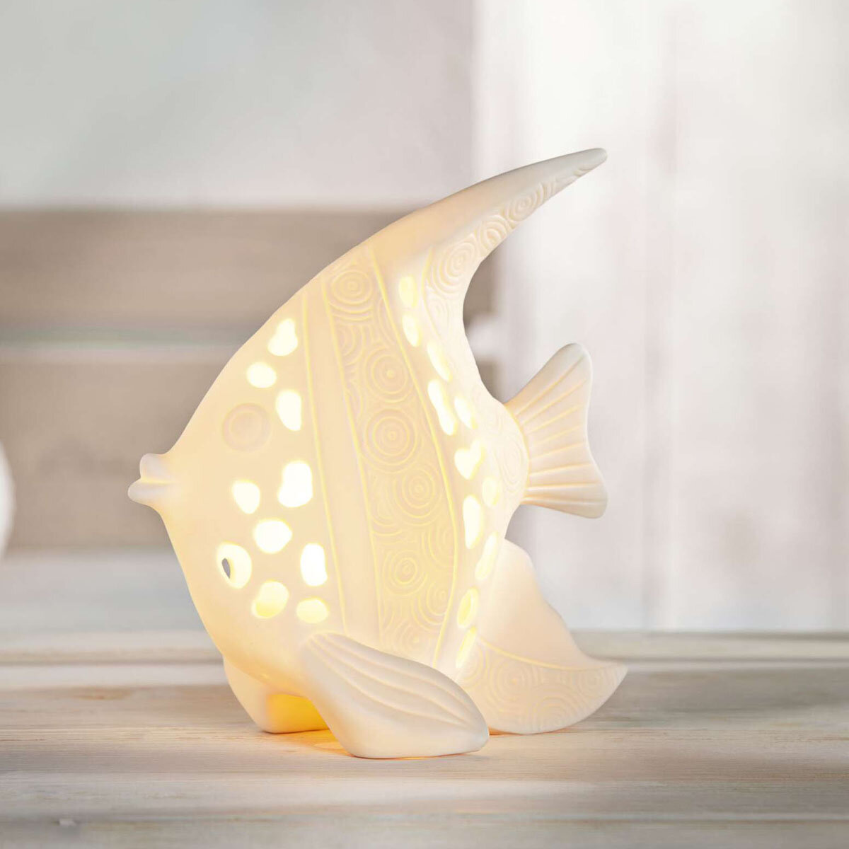 Декоративная фигура с подсветкой "Рыба"