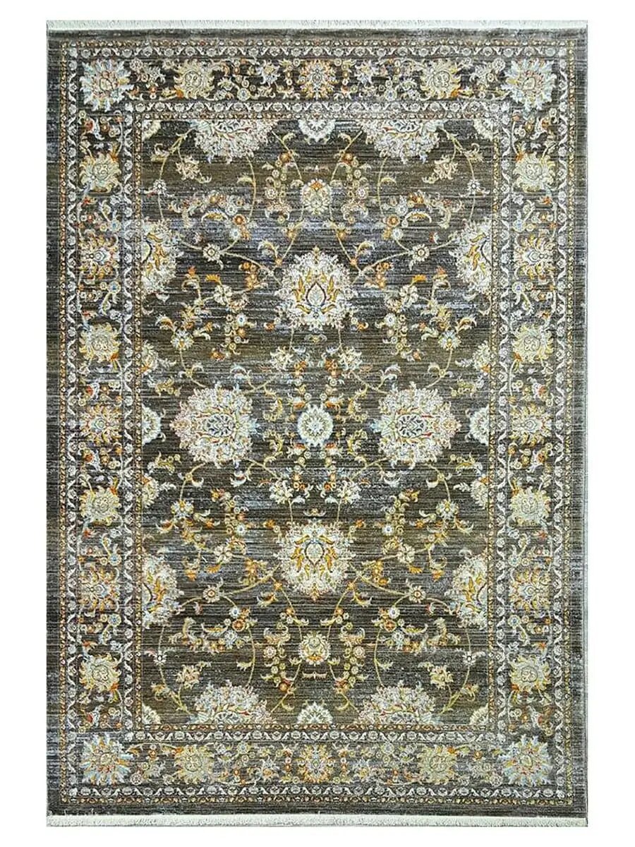 Ковер Natali's Carpets, прямоугольный, 80x150 см, бежевый/серый