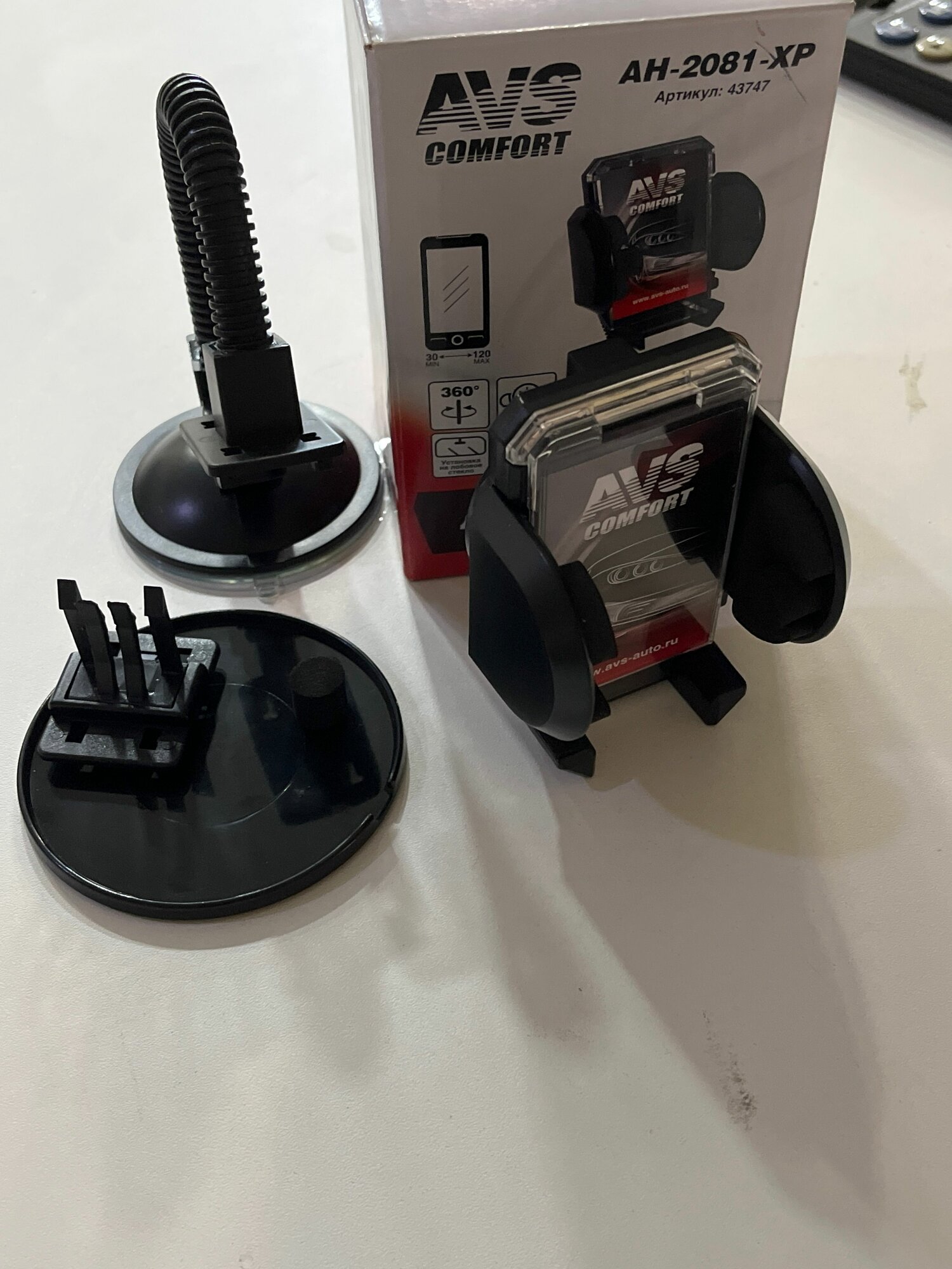 Держатель AVS для телефона/навигатора универсальный