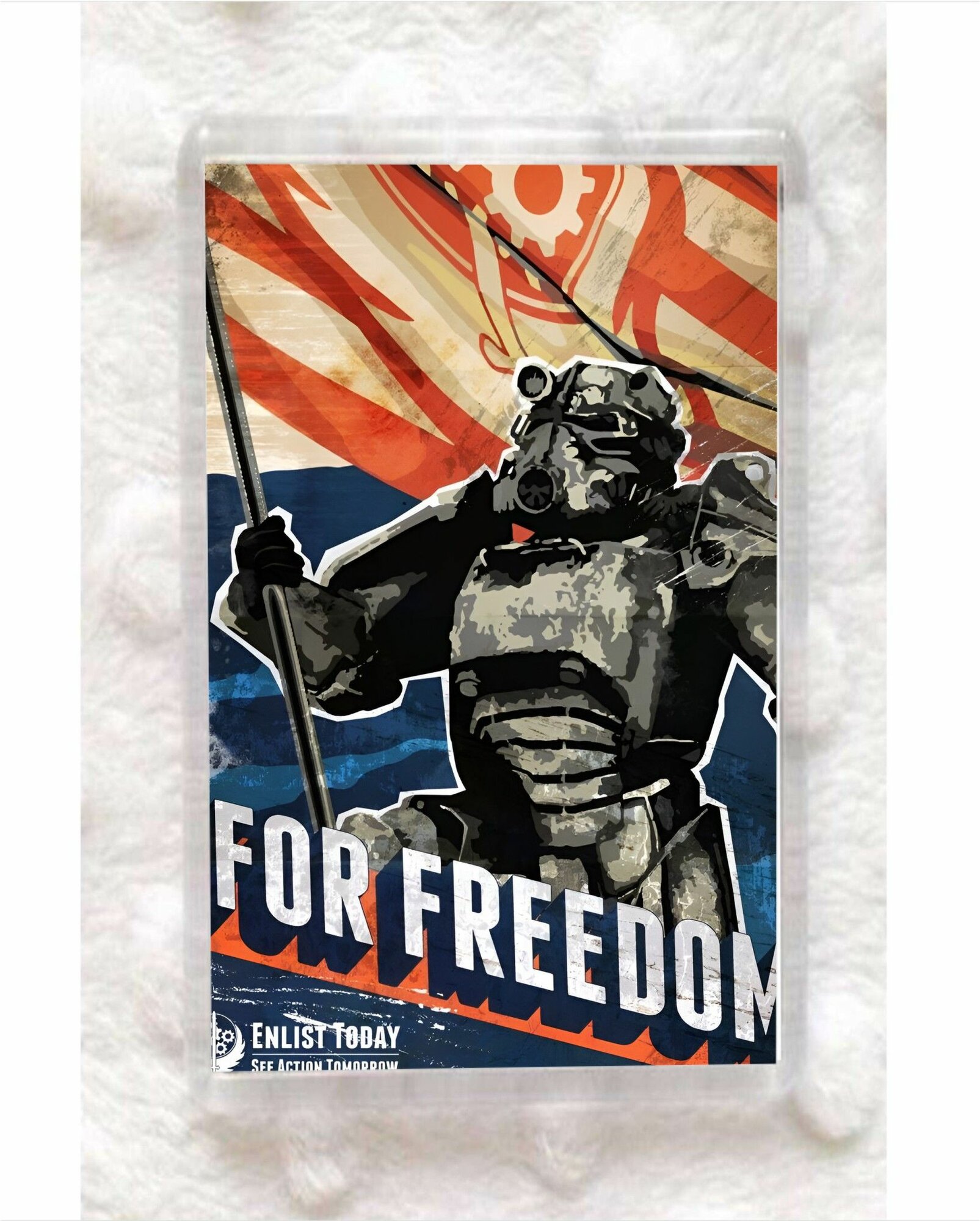 Магнит акриловый с принтом "Fallout", Фоллаут