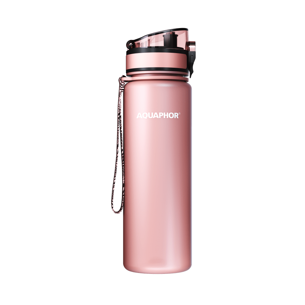 Фильтр-бутылка Аквафор Сити 500мл светло-розовый