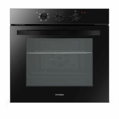 Духовой шкаф Hyundai HEO 6634 BG, черное стекло