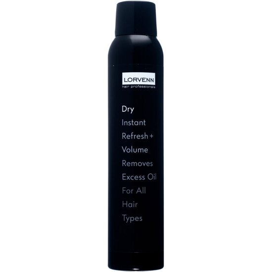 Сухой шампунь Lorvenn Dry Instant Refresh+Volume, для всех типов волос, 200 мл