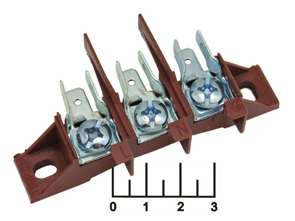 Колодка клеммная *3 ТВ3Р.03А