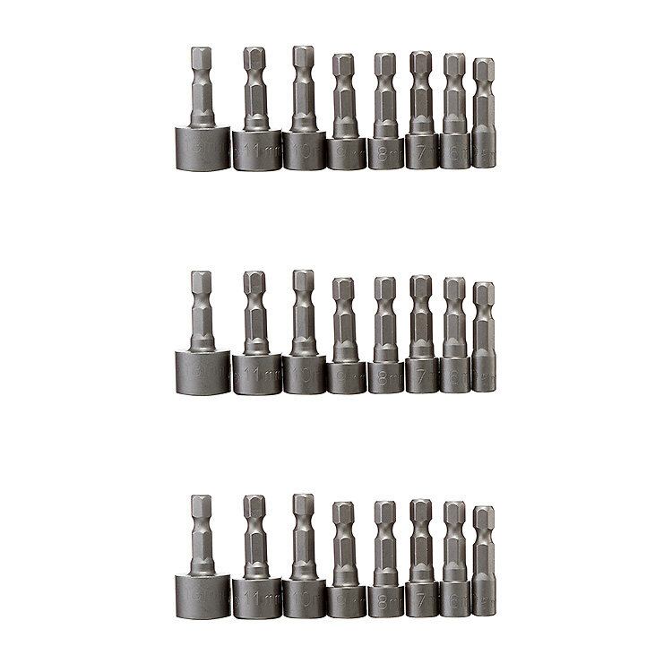 Набор головок для саморезов Практика Мастер 5,6,7,8,9,10,11,13 (24 шт.)