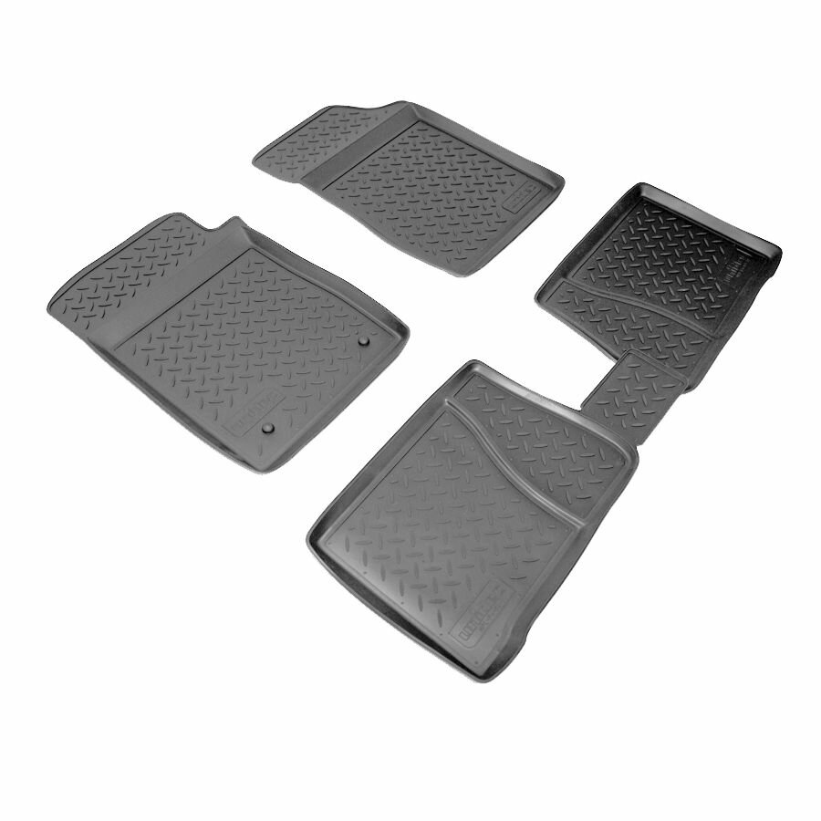 Ковры в салон Norplast/Unidec для Renault Symbol (2008-)Полиуретан, Черный, арт. NPL-Po-69-71 (Черный)