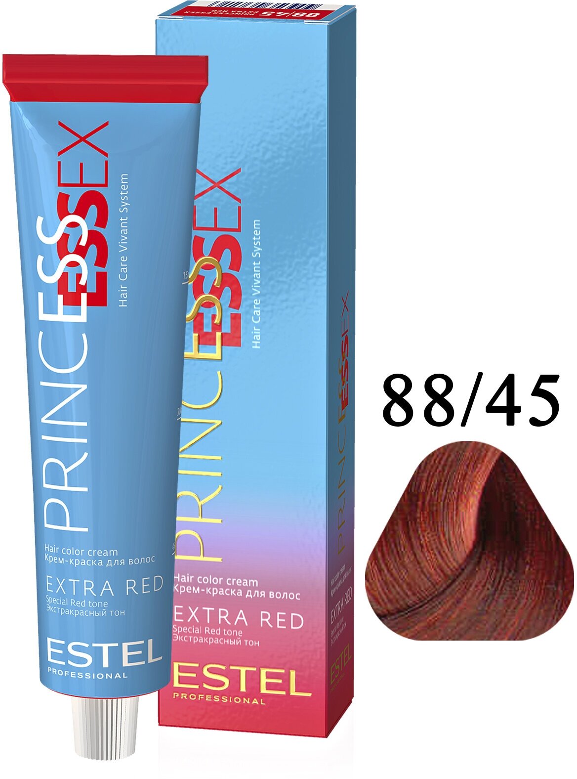 Крем-краска для волос ESTEL PRINCESS ESSEX EXTRA RED88/45 Огненное танго 60 мл