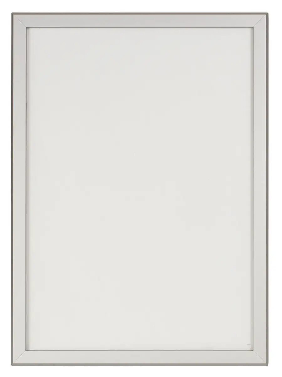 Фоторамка Infild для фото, сертификатов, дипломов, А3, алюминий, серебристая