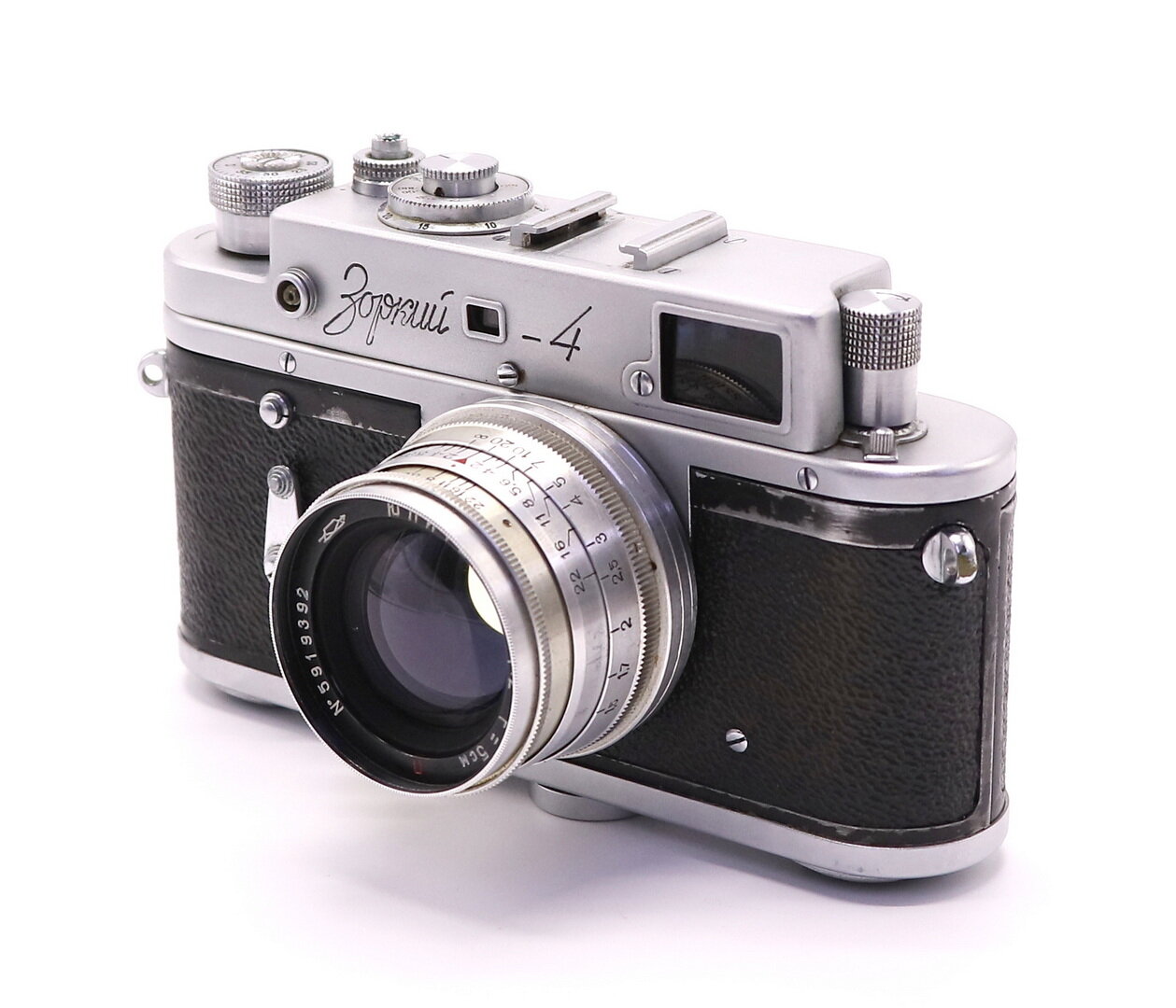 Фотокамера Зоркий-4 + Юпитер-8 (СССР, 1961)