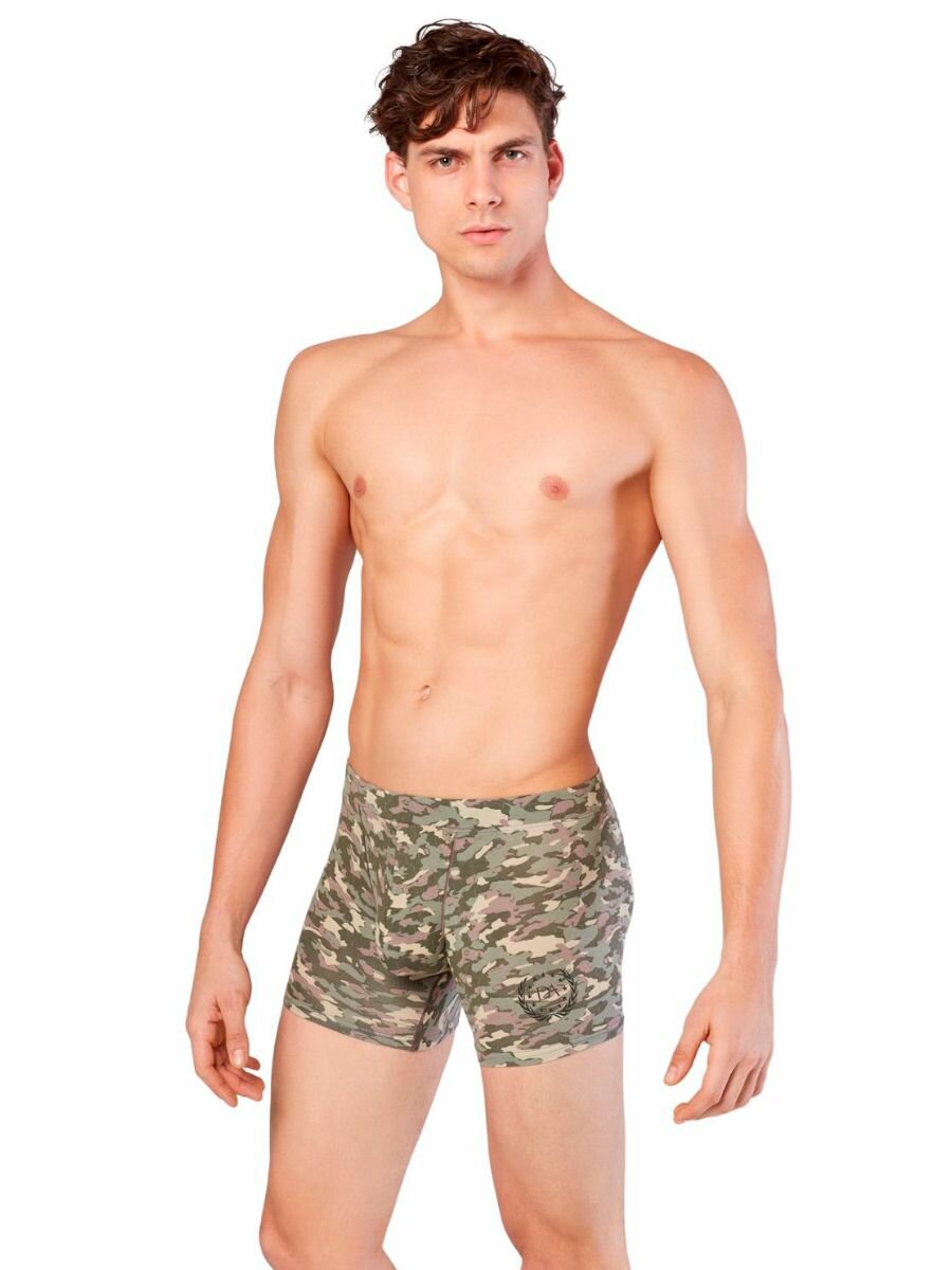 Мужские облегающие камуфляжные трусы-боксеры Doreanse Camouflage из Турции