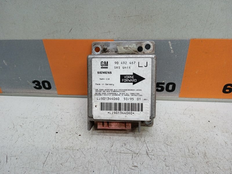 Б/У блок SRS, аир баг, Опель Омега Б Блок управления AIR BAG Opel Omega 1996 B 262212 OPEL арт. 90492467