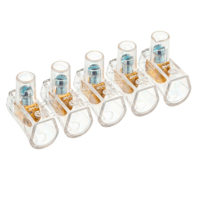 DUWI ЗКИ-8 концевой изолированный винтовой зажим поликарбонат 2х4 мм кабеля