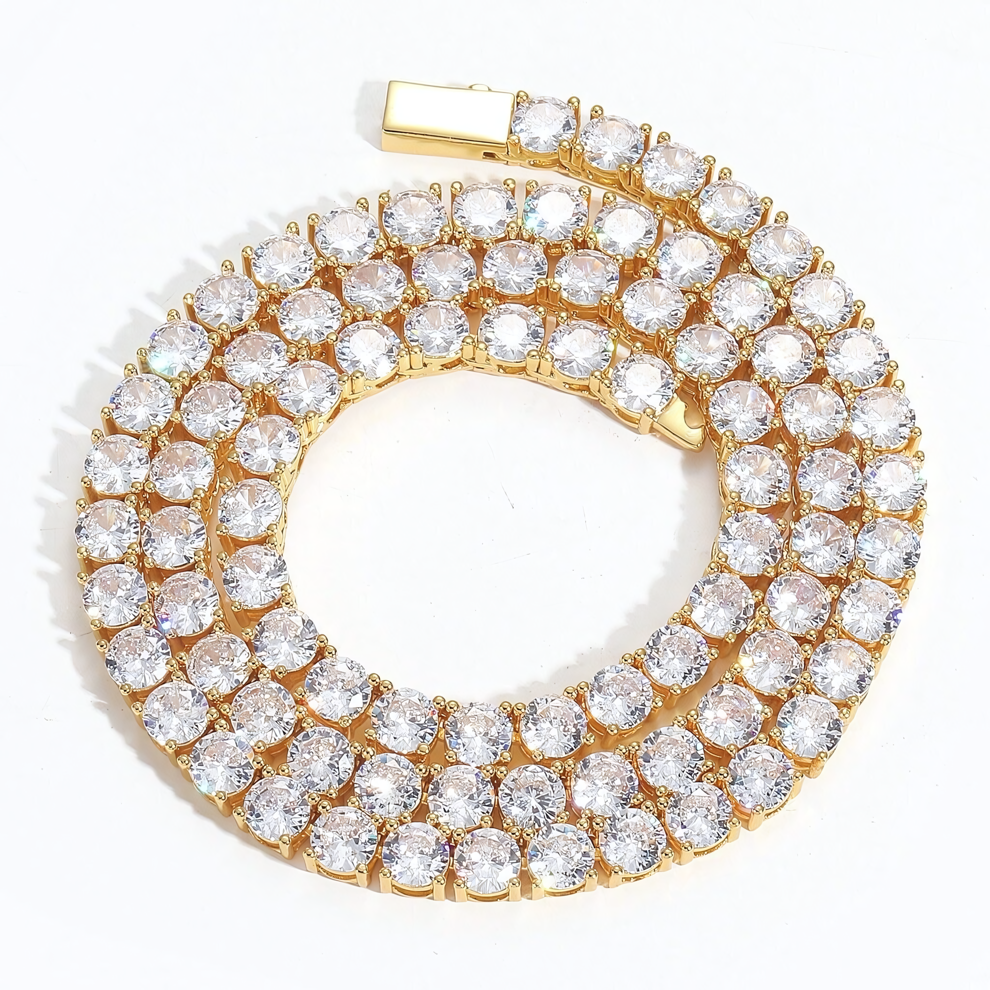 Теннисный браслет, циркон