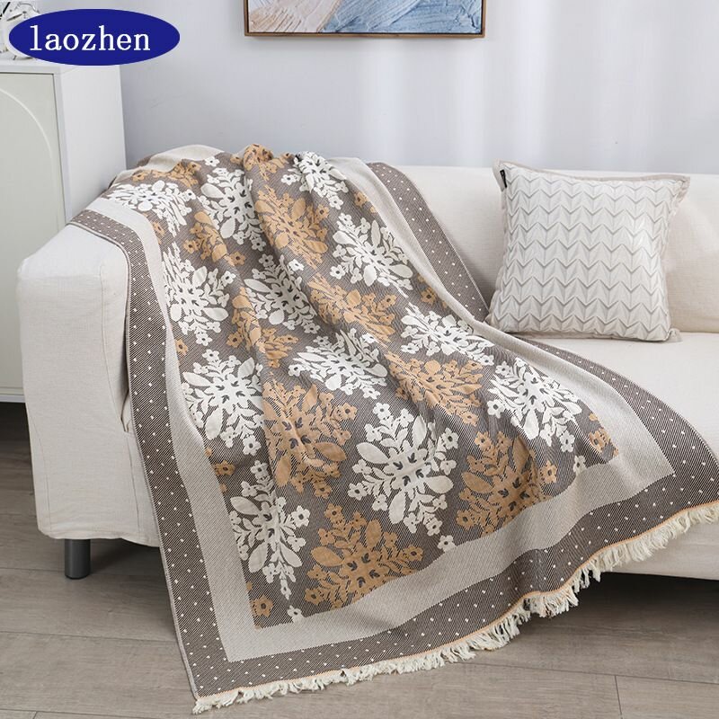 Клетчатая ткань, диванное полотенце, диванная подушка, домашнее полотенце, одеяло для обеденного перерыва, одеяло 150*115