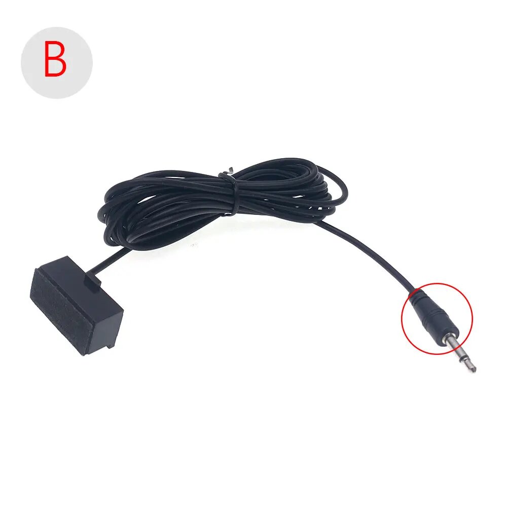 Автомобильный аудио микрофон с зажимом 3,5 мм, штекер, микрофон, стерео, мини проводной внешний микрофон для VW Golf, Passat, Tiguan, Seat, Skoda B-3M