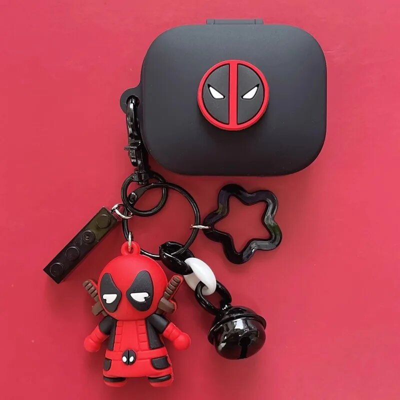 Чехол для наушников Marvel Deadpool Redmi Buds 5/6S/6 Active Redmi Buds 6 Active, C With Keychain
