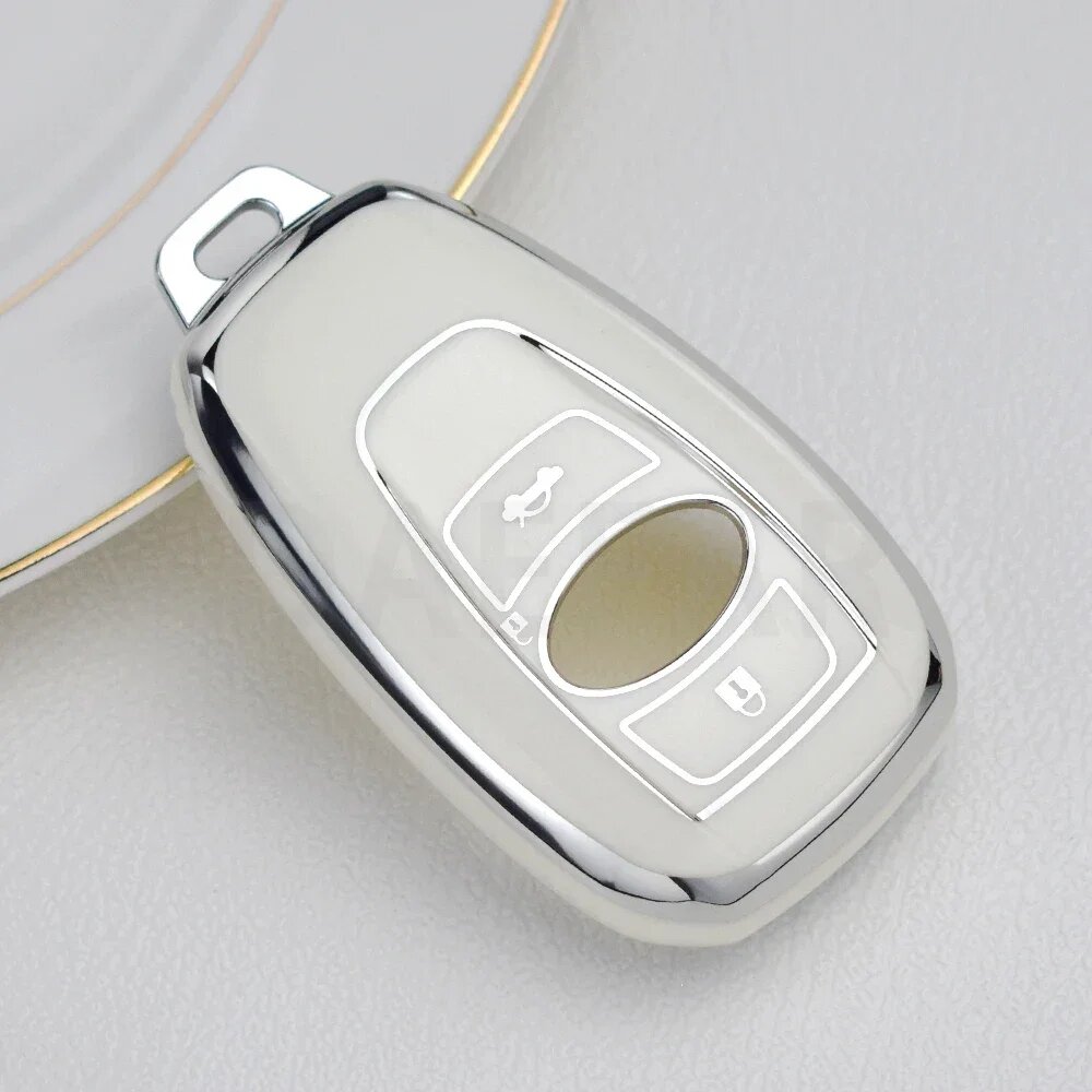 Чехол для ключа Silver White Subaru Legacy Forester Outback