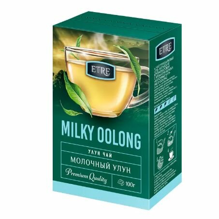 ETRE Чай зеленый, Молочный улун, 100 гр.