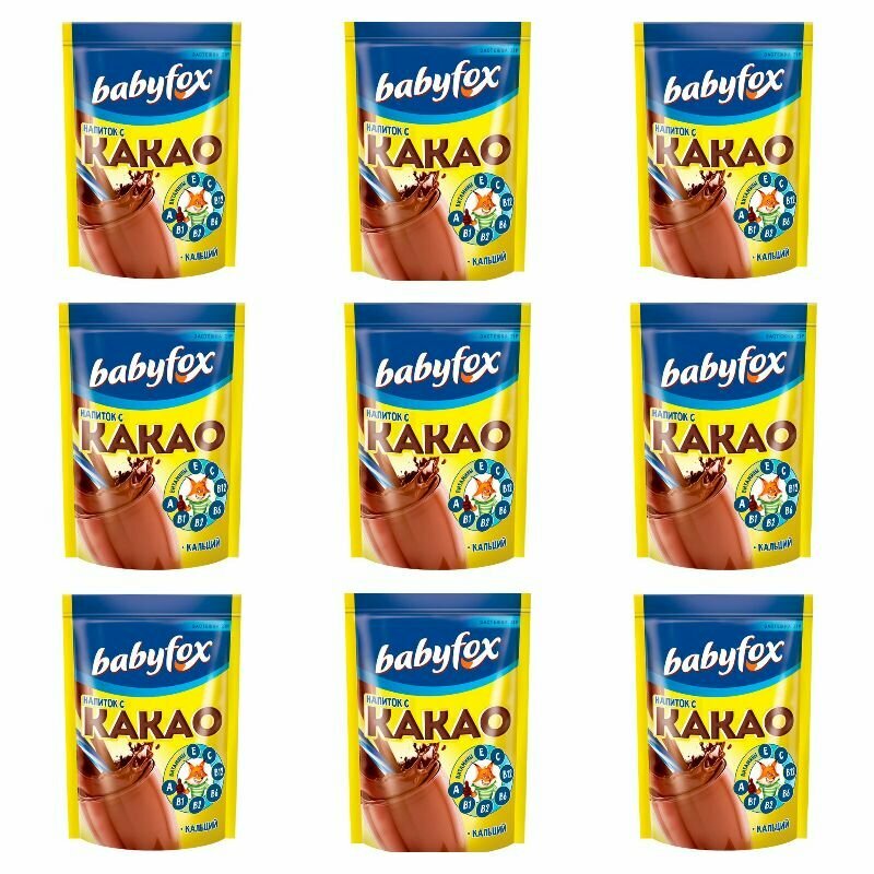 BabyFox Напиток с Какао, 135 гр, 9 уп.