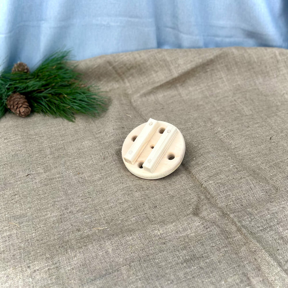 Гнет диаметр 14 см, из дерева кедр, для засолки и квашенья