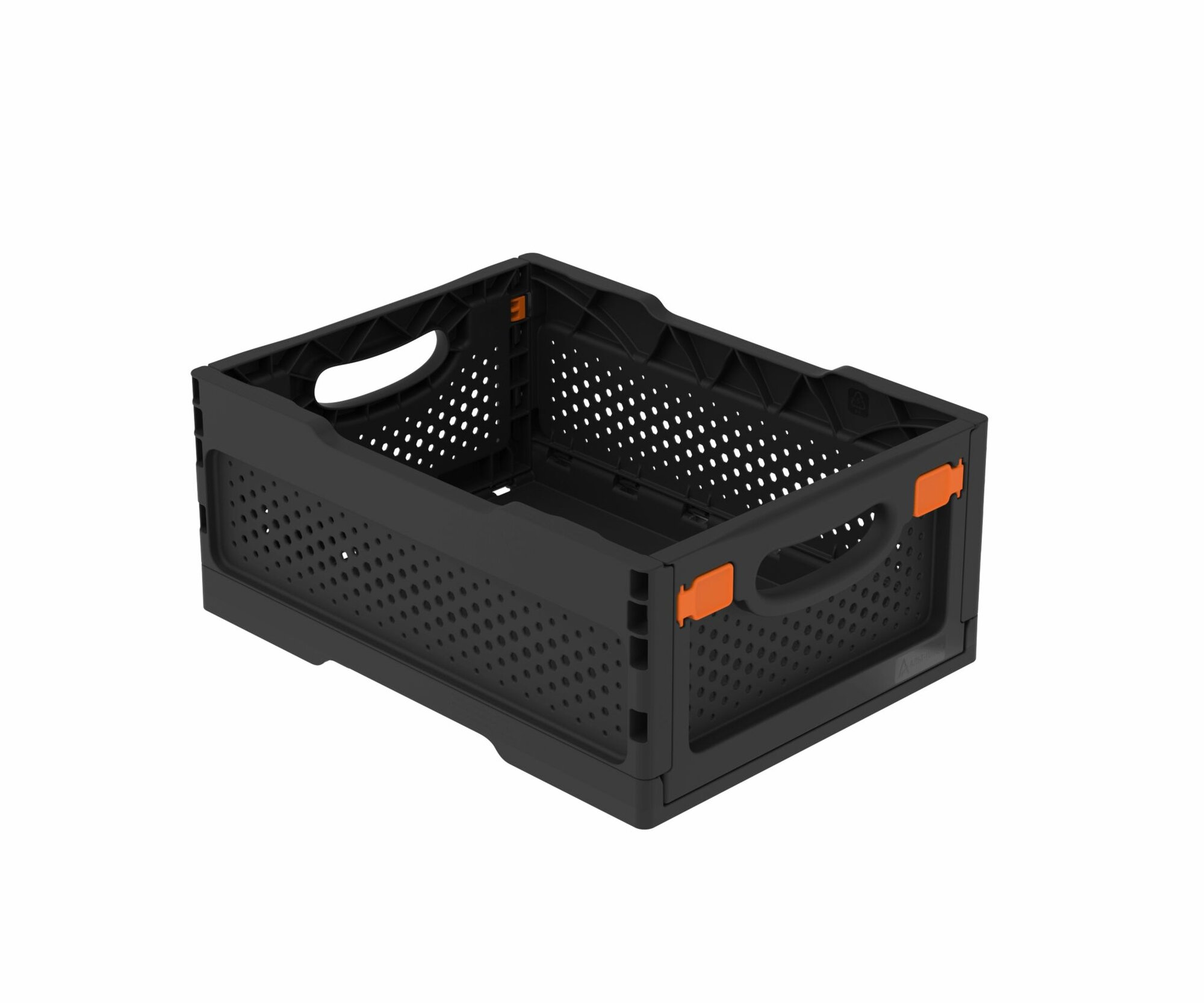 Ящик складной с кнопками-фиксаторами