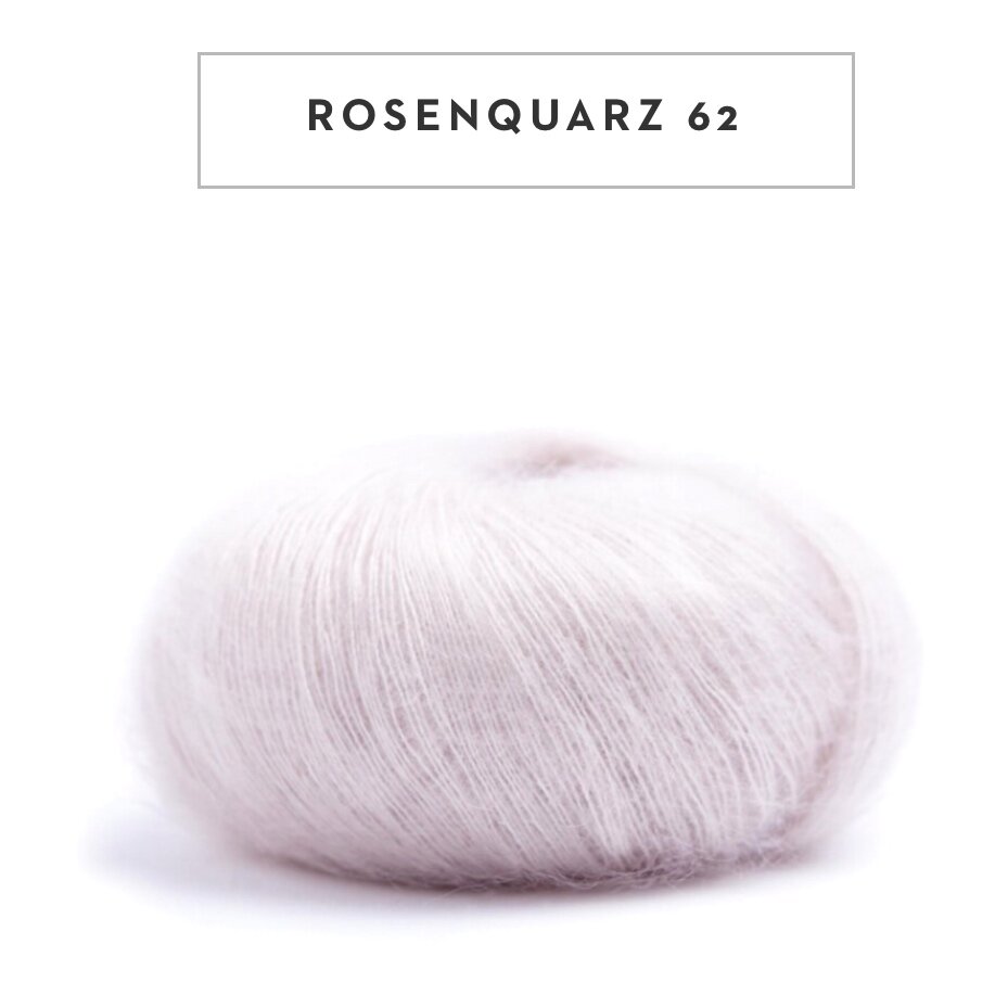 Premia /Премия/ пряжа Lamana (60% суперкид мохер, 40% шелк), 25г/300м (62, rosenquarz (розовый кварц), розовый)