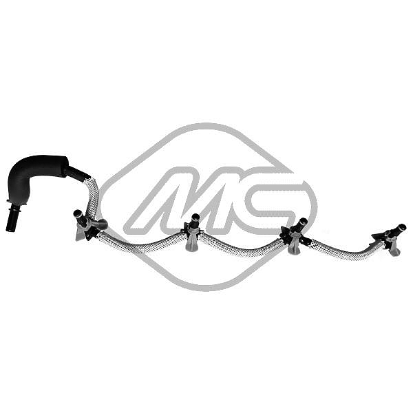 METALCAUCHO 92093 трубка обратки, форсунка - citro? n Berlingo (Берлинго) 1.6 hdi / Peugeot (Пежо) 207 1.6 hdi