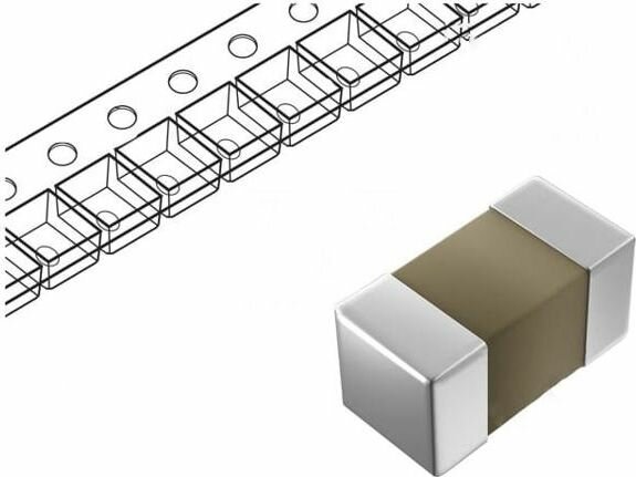 Конденсатор MURATA GRM0335C1E200JA01D Конденсатор: керамический MLCC 20пФ 25В C0G 5П SMD 0201 1шт