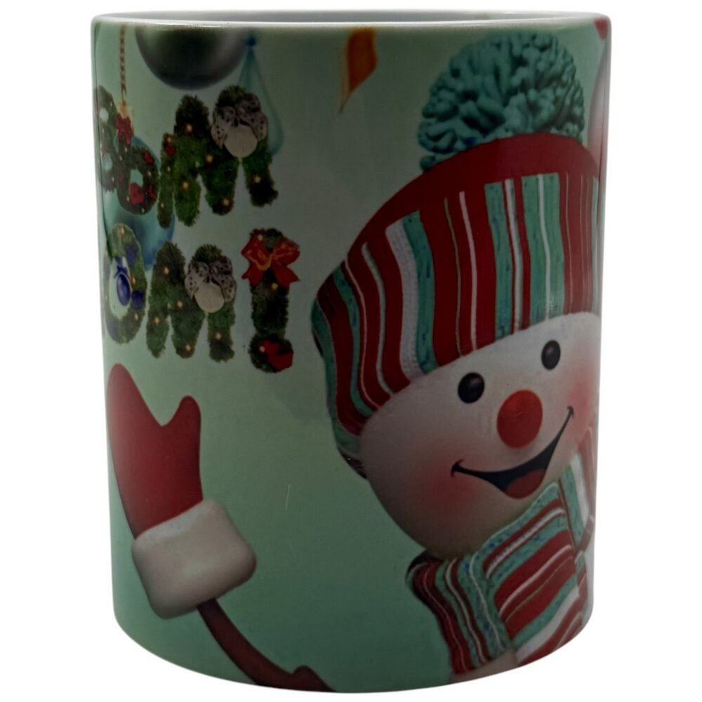 Кружка "С Новым годом! Снеговик", 300 мл, керамика, 2000-2010 гг, Китай