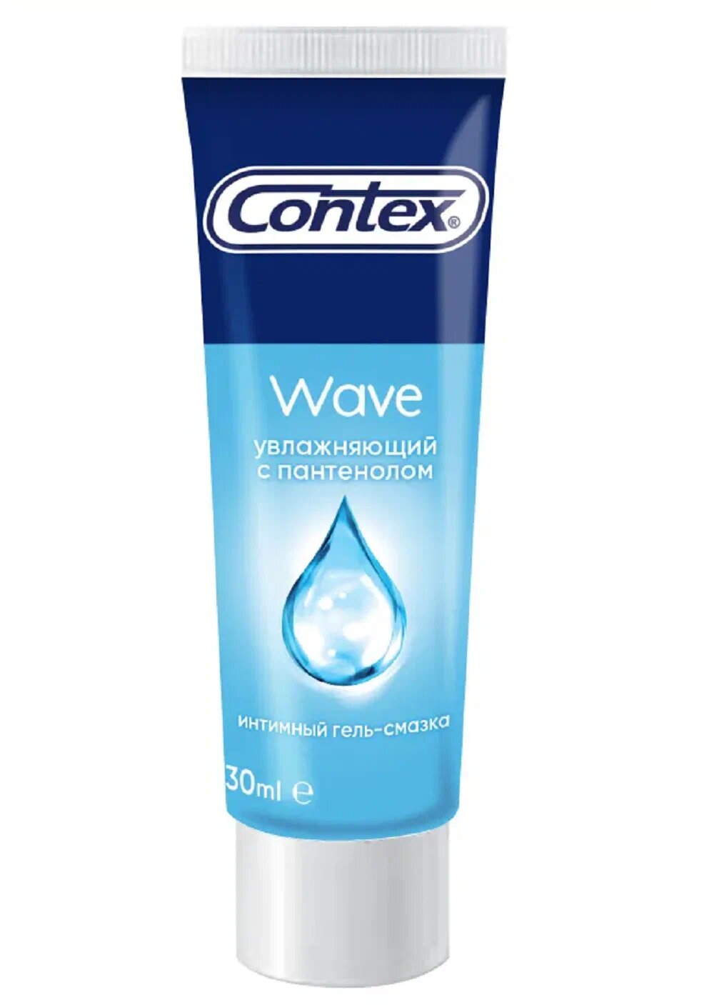 Смазка Contex Wave, гель на водной основе, увлажняющий эффект, 30мл