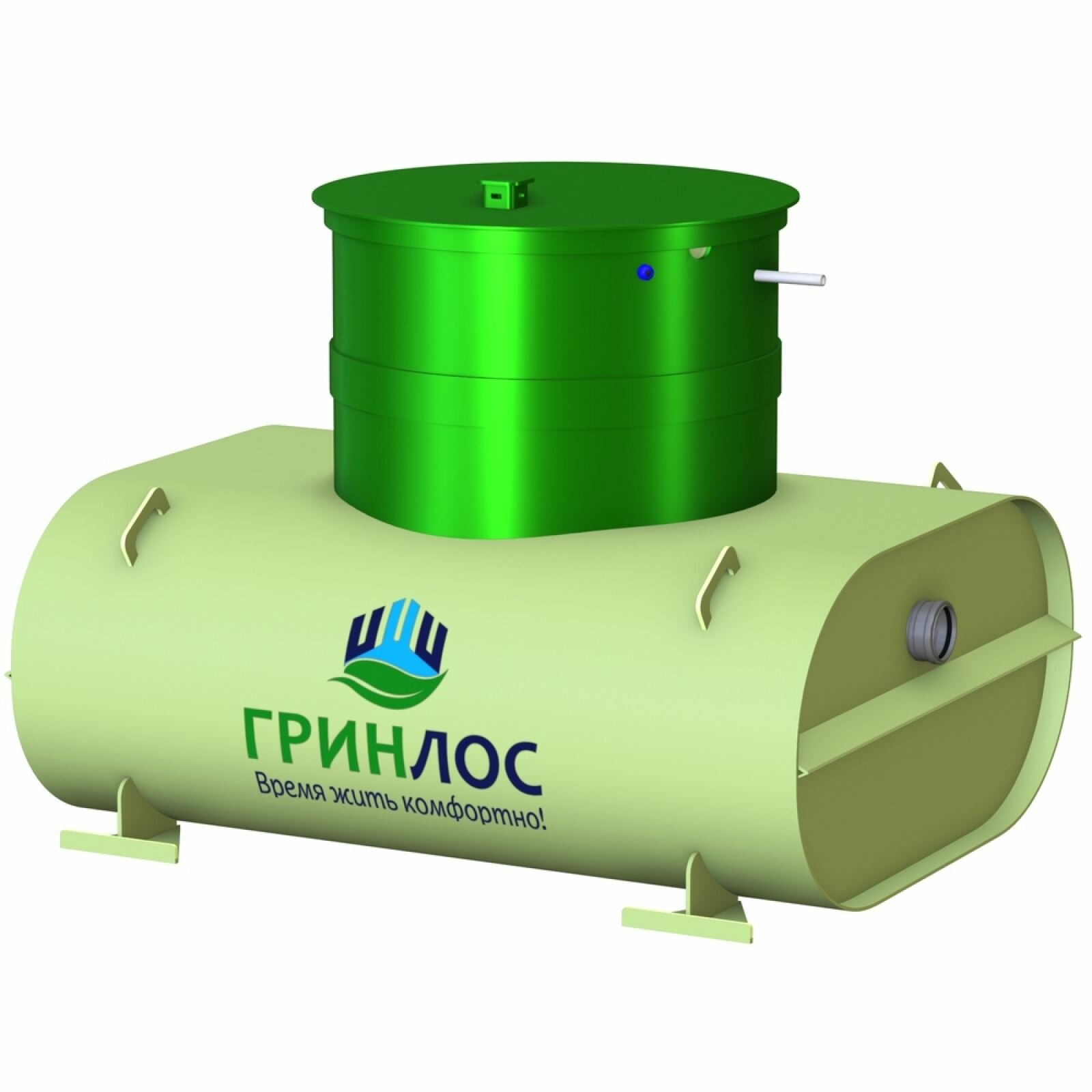 Септик для дома Гринлос Аэро Лайт 9 НК Миди (2 м3/сут, самотечный, на 9 человек)