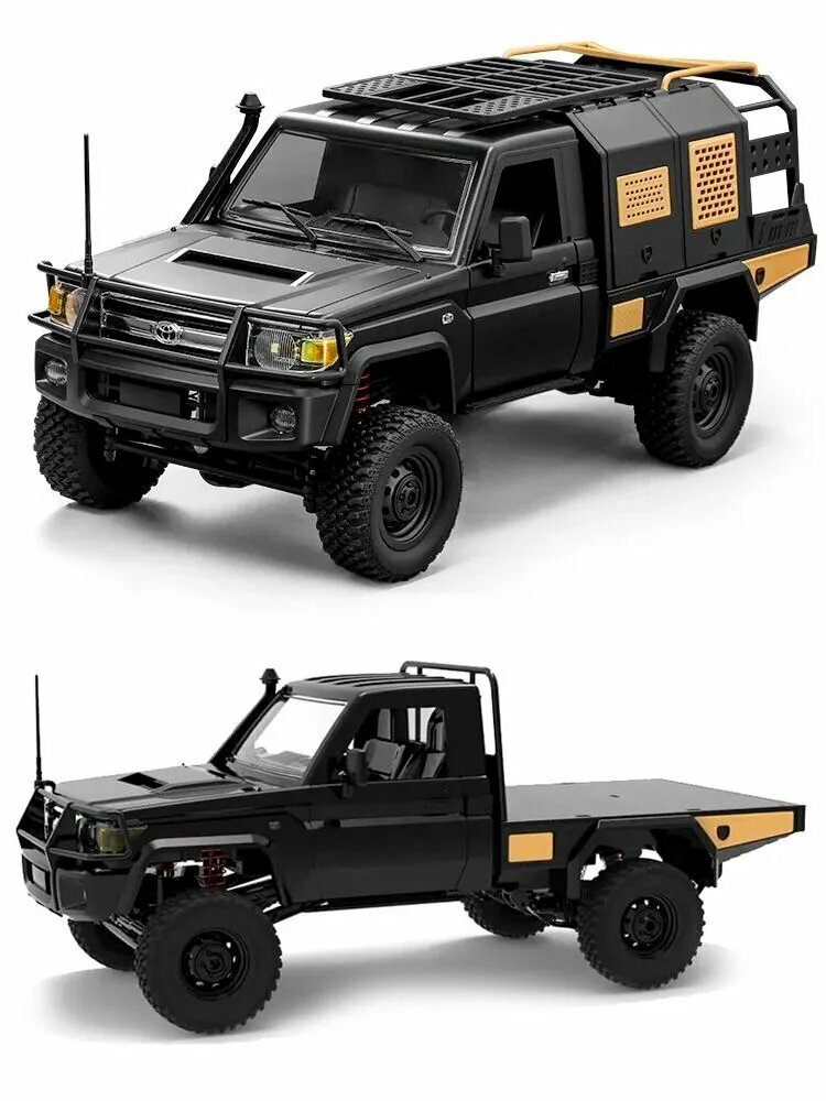 Радиоуправляемая машинка внедорожник MN Model Toyota Land Cruiser LC79 4WD 1:12 - MN-82S-BLACK