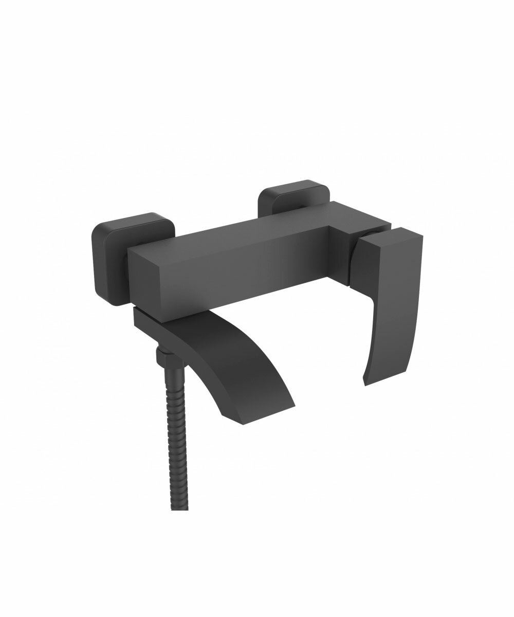 Смеситель для ванны с поворотным изливом от бренда Ganzer GZ44031-C черный