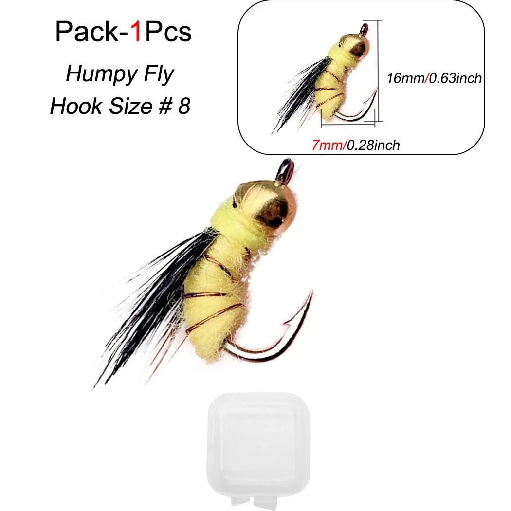 Мушки для ловли нахлыстом Qievcrme, набор из 1/3 шт. Style C-1Pcs