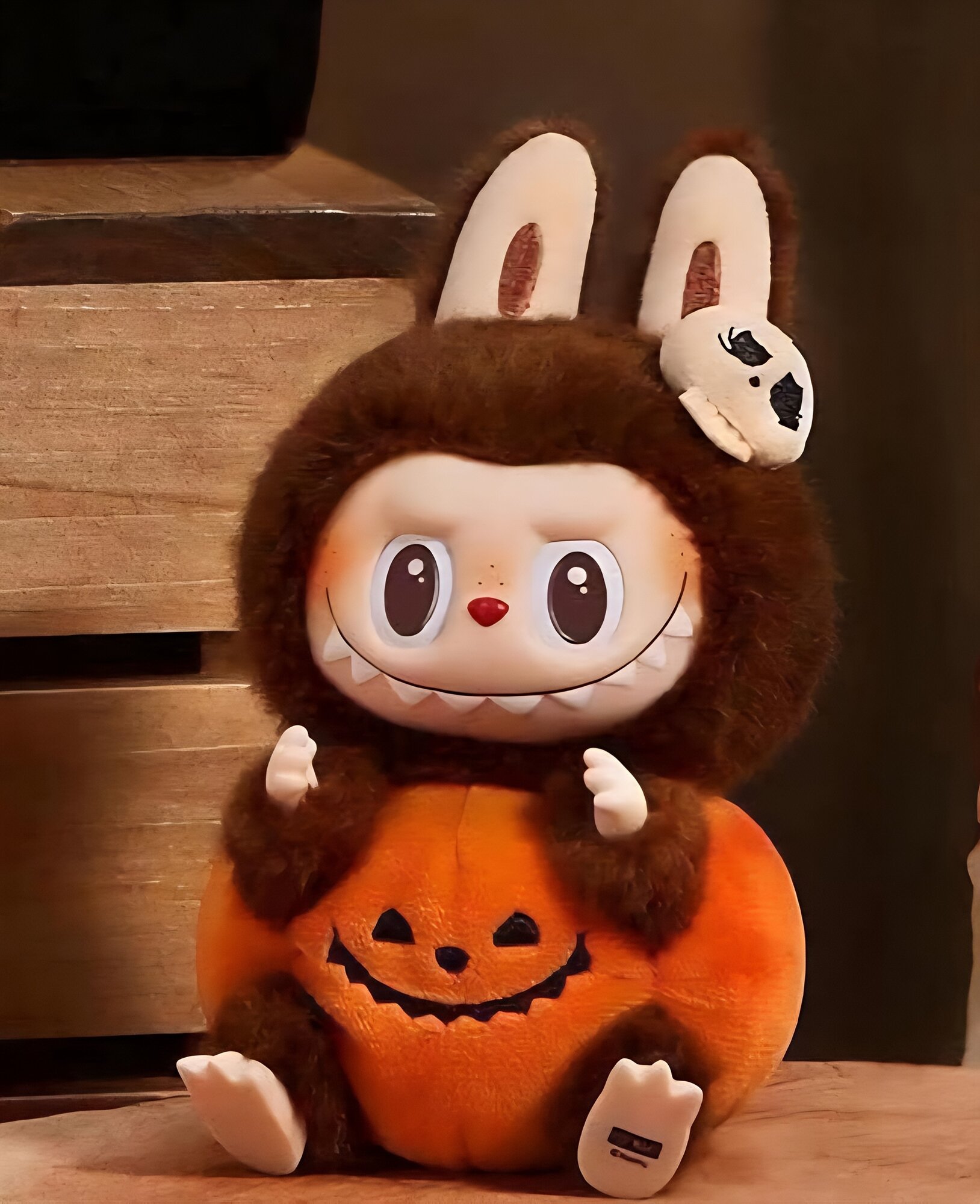 LABUBU THE MONSTERS Halloween Series (лимитированная) Original Pop Mart хэллуин тыква лабубу оригинал