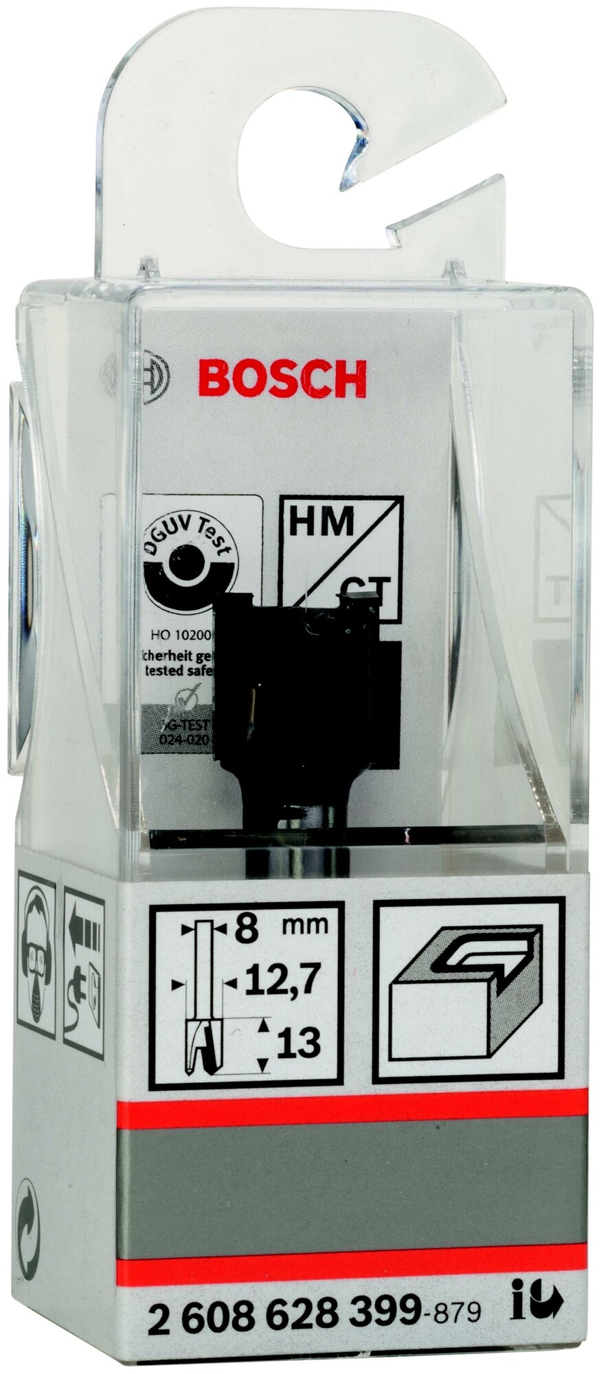 Фреза Bosch, оригинал, Standard for Wood 2608628399, для петель, твердосплавная, рабочая высота 12,7 мм