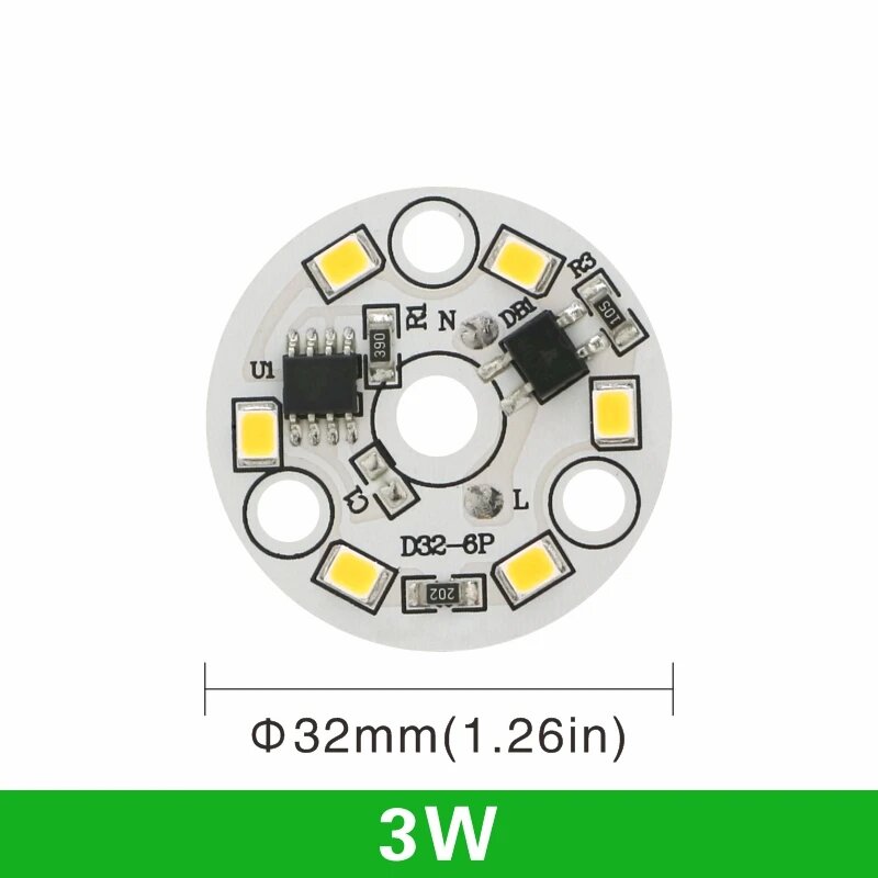 Светодиодный потолочный светильник WAHYUE LED Lamp Chip 3W, Cold white