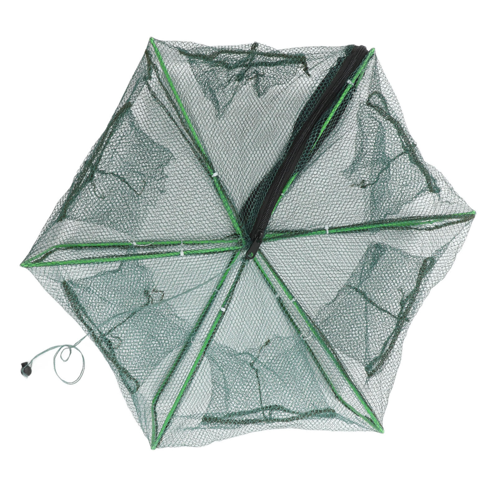 Автоматическая складная рыболовная ловушка для раков и рыбы, портативная сетка для ловли, 50x25 см