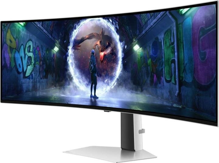 49" монитор Samsung Odyssey OLED G9 S49DG932SIXCI (Curved QD OLED, 5120x1440, HDMI, microHDMI, DP)