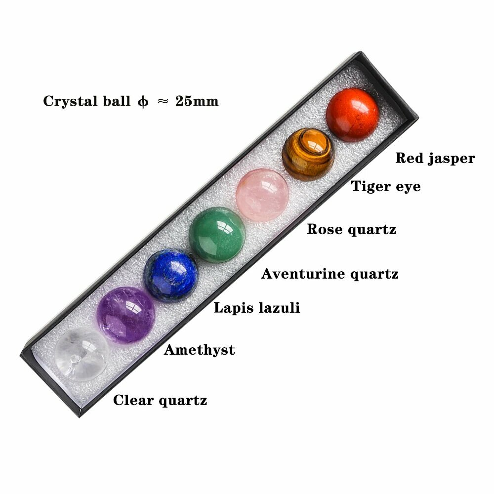 Набор из 7 камней чакр Apengshi