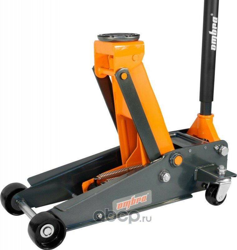 Домкрат Подкатной 3 Т. Гаражный Двухпоршневой, 133-485 Мм OMBRA арт. OHT230