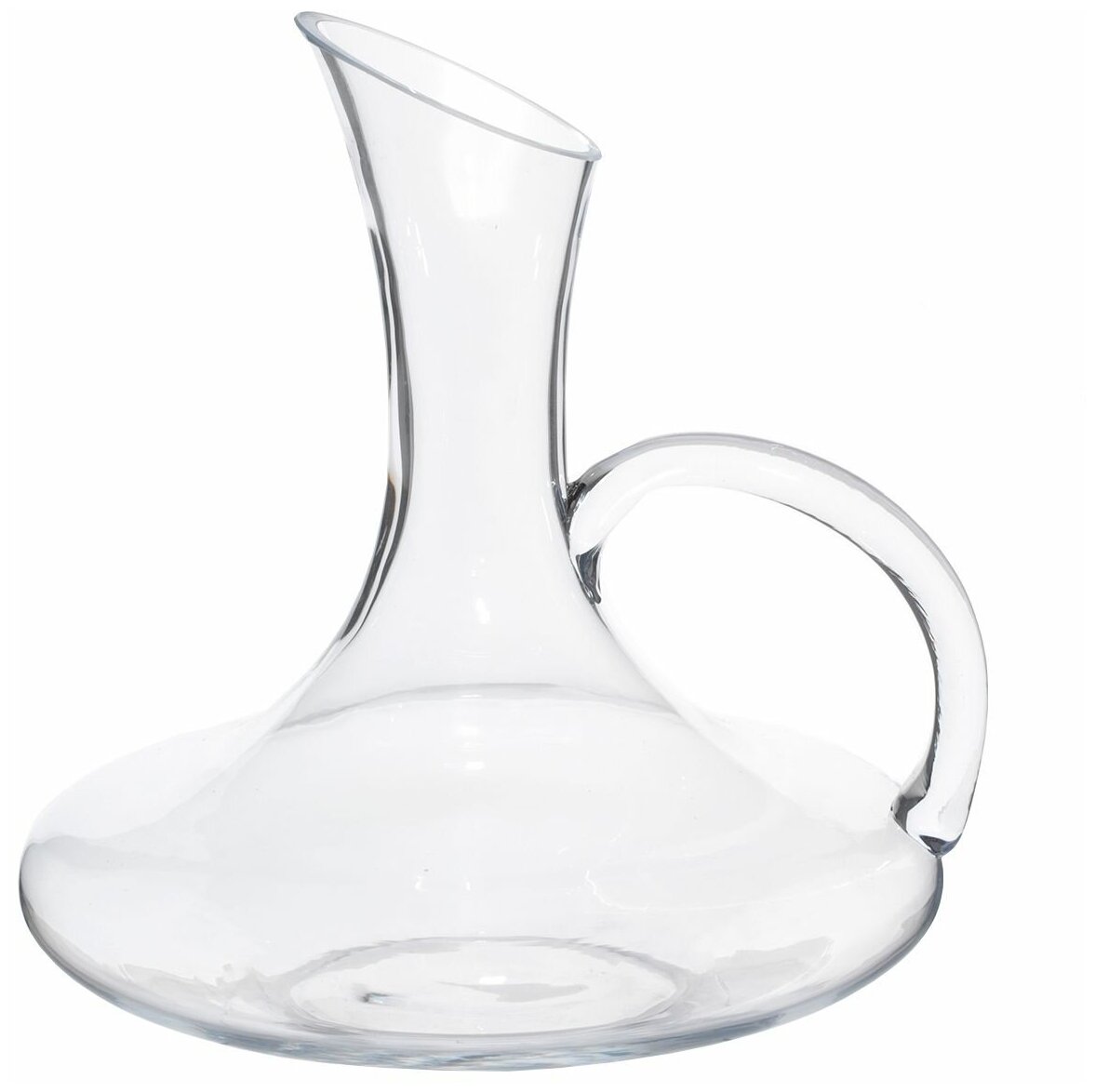 Декантер Kuchenland, 1,5 л, с ручкой, стекло, Charm L, прозрачный