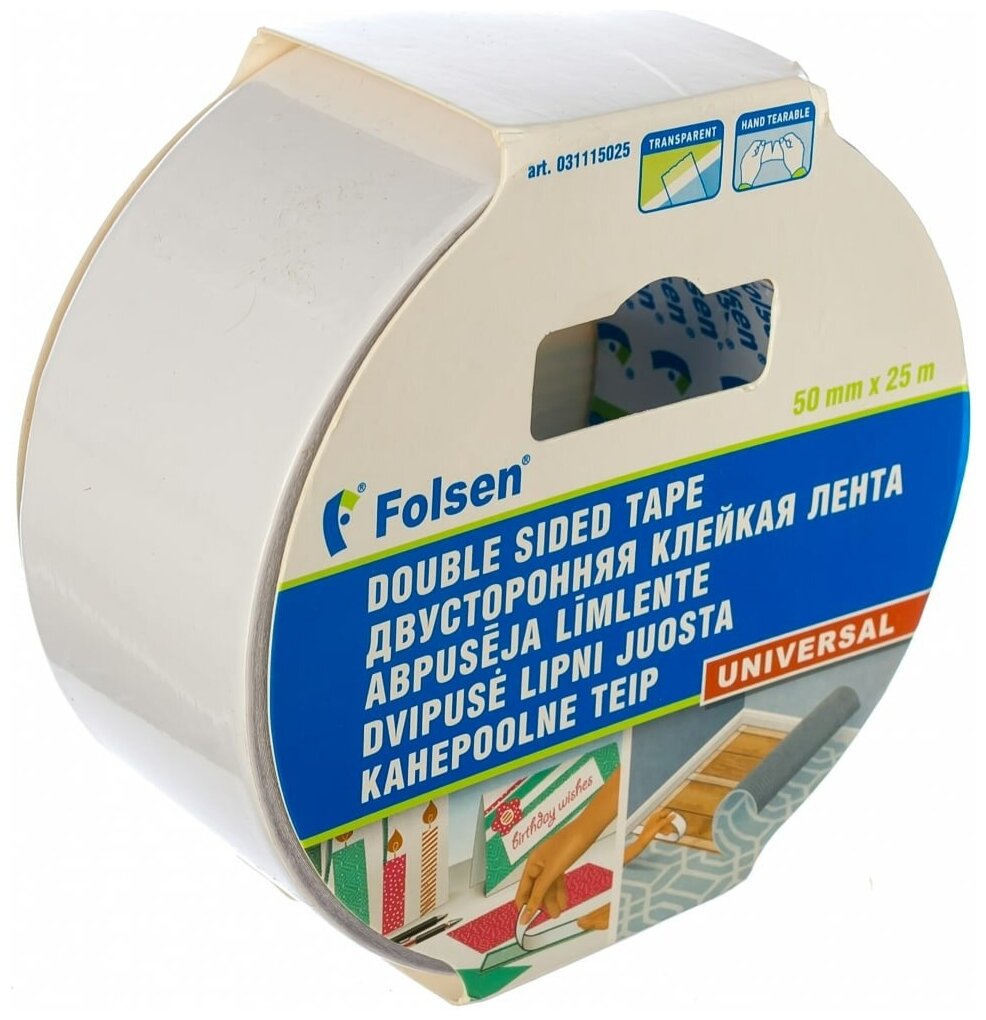 Универсальная двусторонняя лента Folsen 031115025