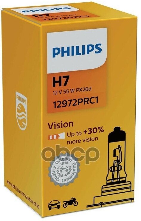 Лампа накаливания Philips арт. 12972PRC1